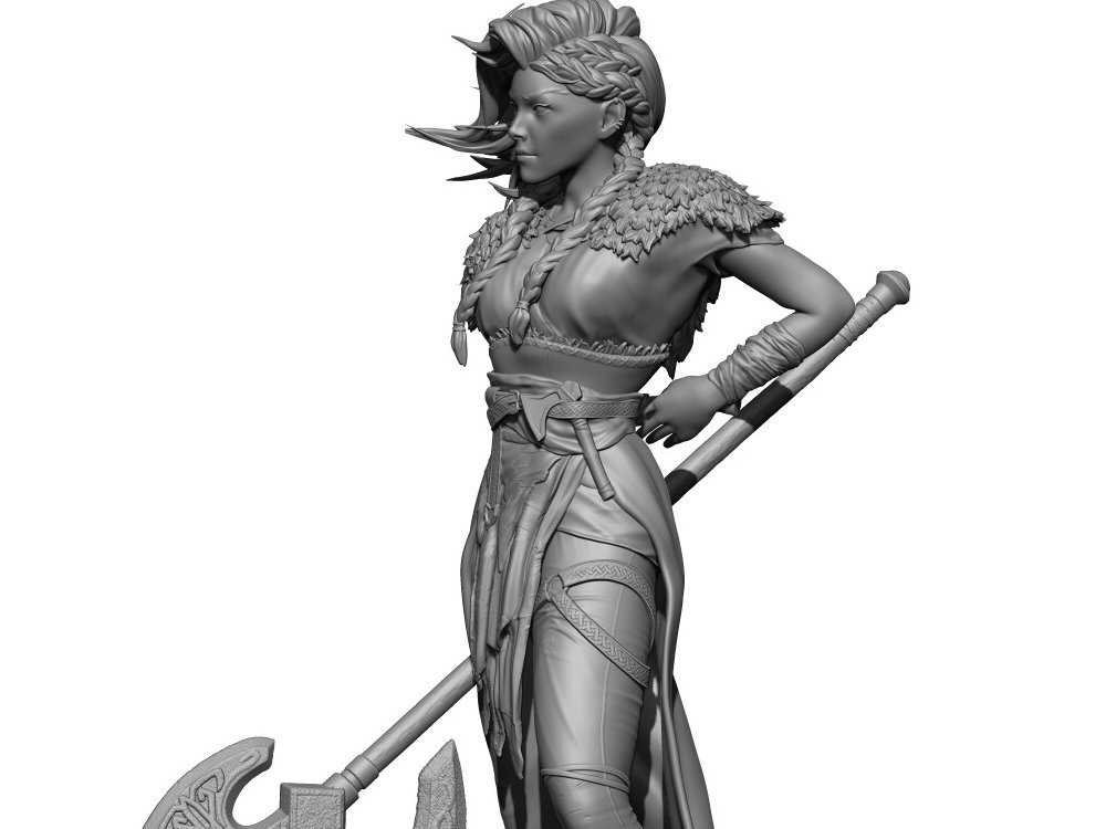 Sculpt, 3d model miniature figurine dnd character stl files for 3d ...