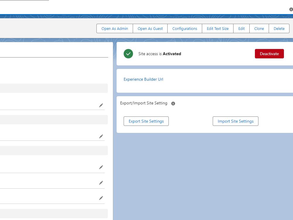 Salesforce Site Management System | Upwork