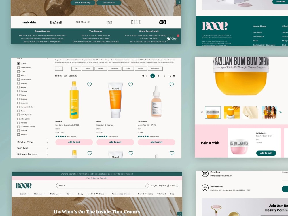 A beautiful UX UI design of a section, page or the whole website | Upwork