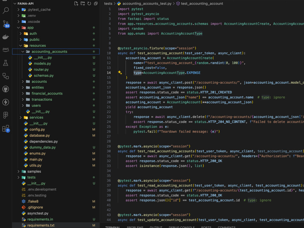 A custom API in Python/FastAPI with AWS cloud deployment scripts | Upwork