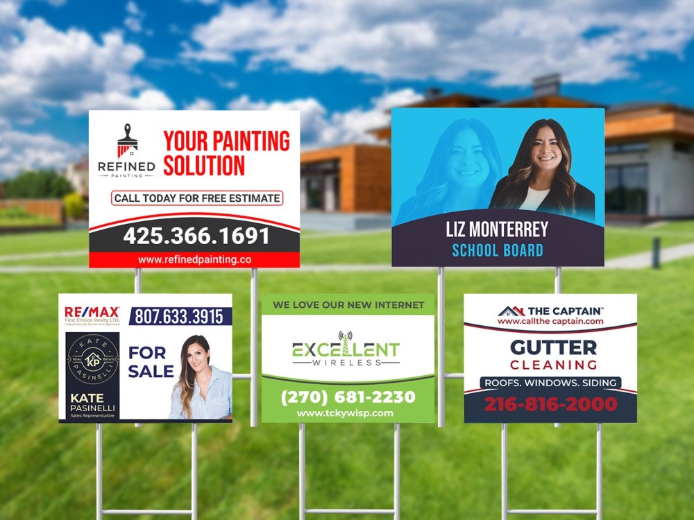 Billboard, yard sign, backdrop, signage design, roll-up, etc under ...