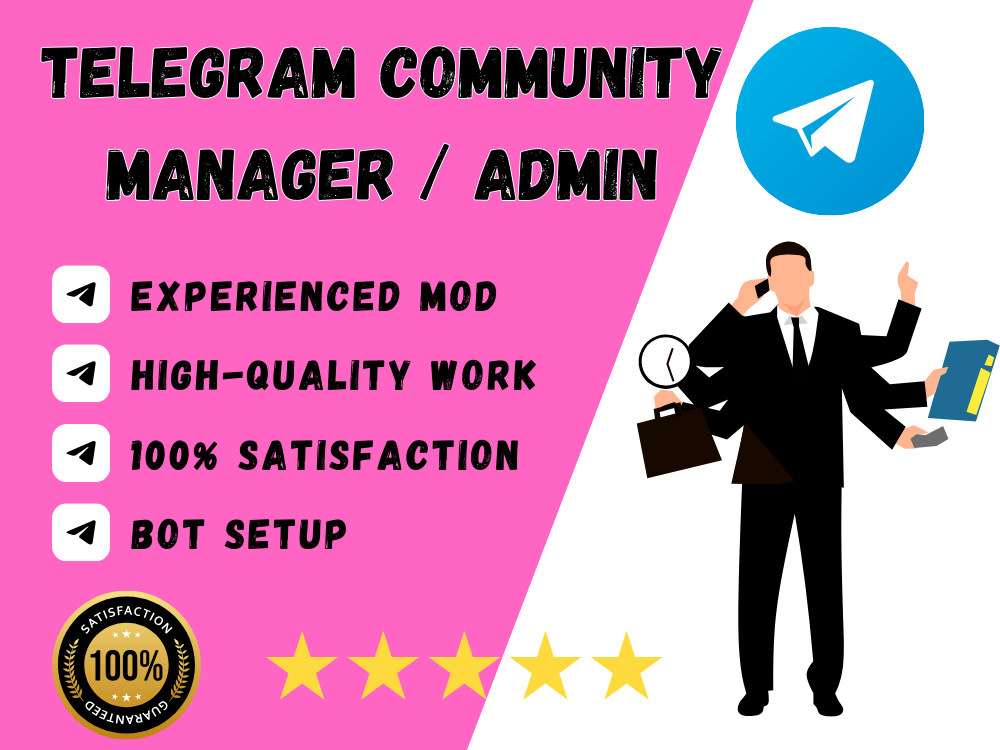 Professional Telegram Community Manager / Admin | Upwork