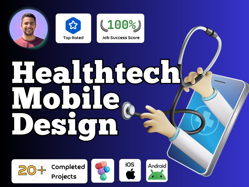 Healthtech Mobile App Design for Doctors/Patients/Clinics/Hospitals ...