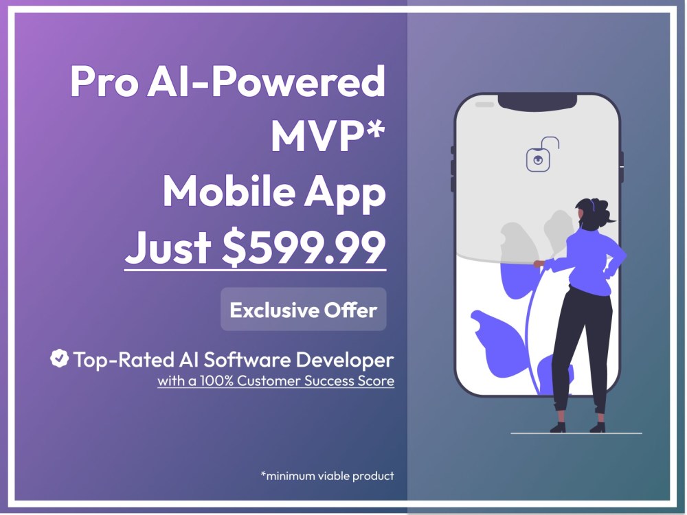 A custom Flutterflow App with Custom UI & AI Services Integration | Upwork