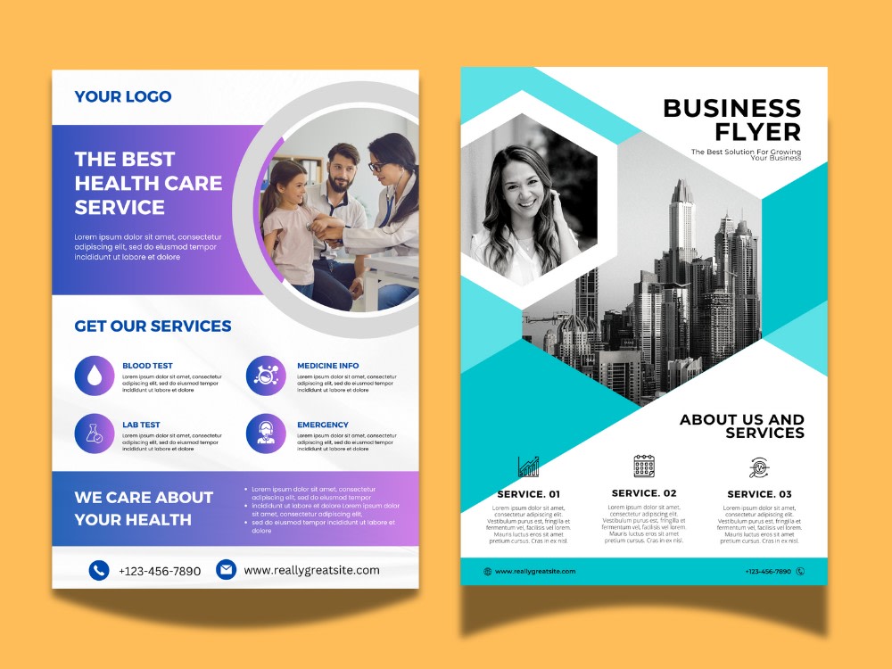EYECATCHY PROFSSIONAL BUSINESS FLYER, BROCHUR | Upwork