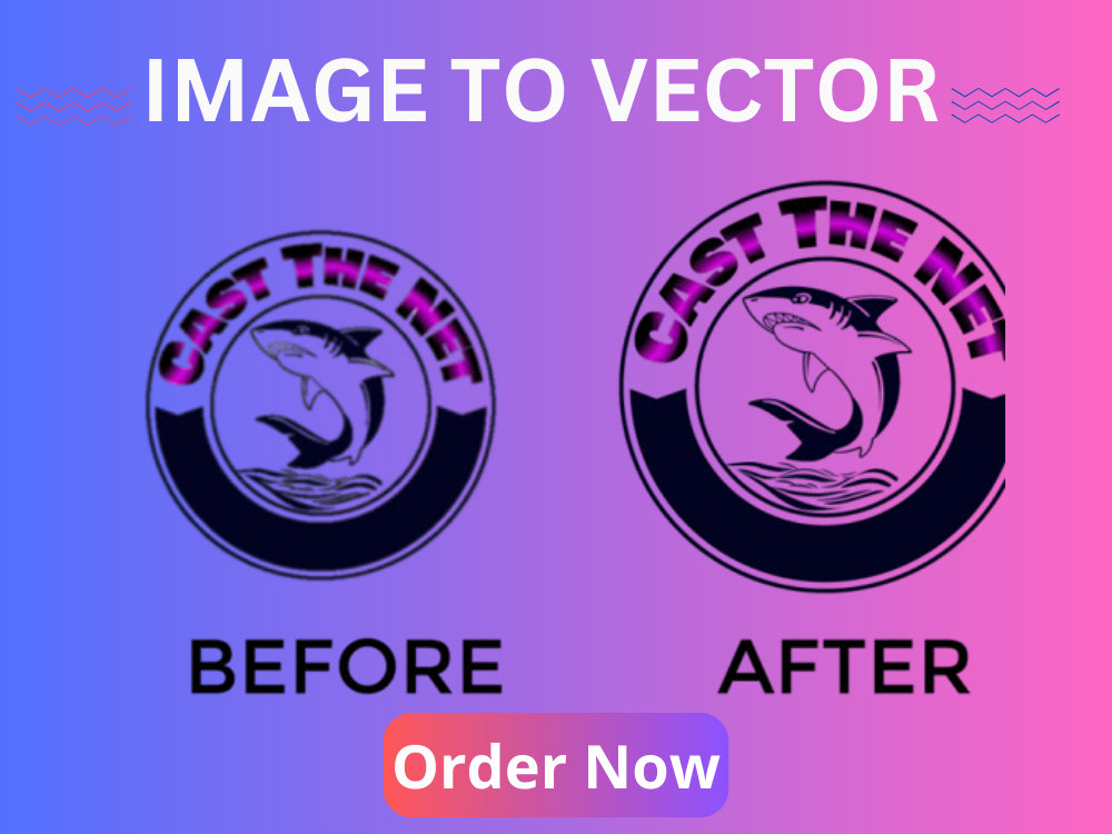 Logo vector, Vector tracing, convert image to high-quality vector | Upwork