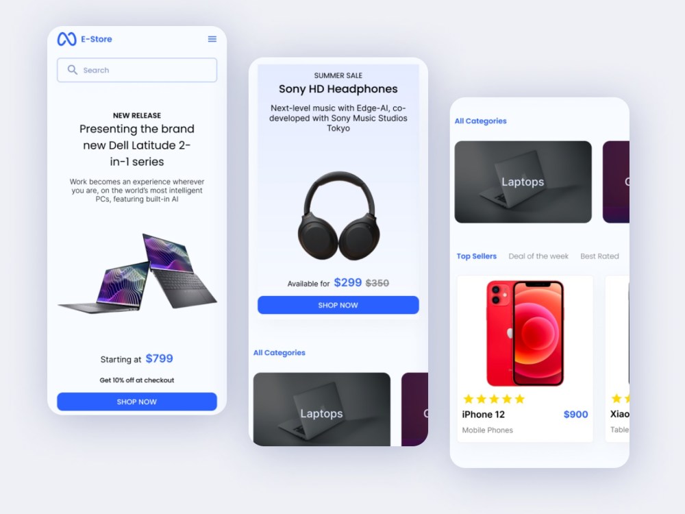 A fully responsive and modern website design/landing page | Upwork