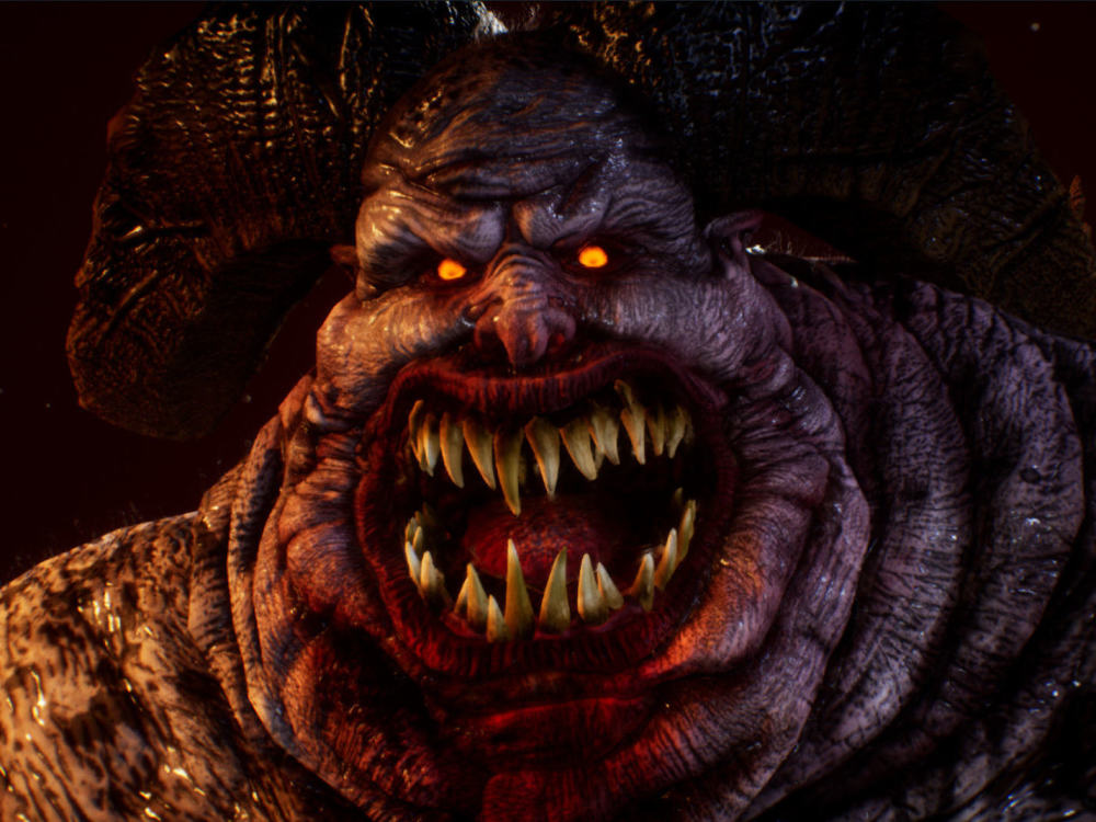 3d humanoid horror zombie alien monster demon daz character game model ...