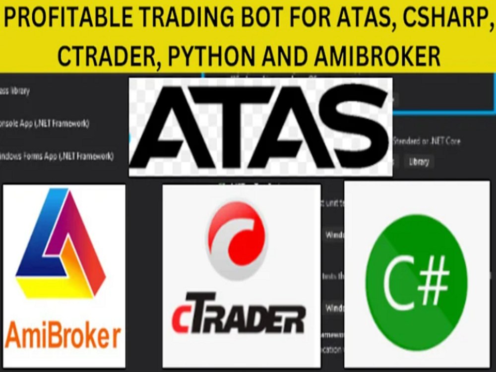 Create profitable bot for atas, csharp, python, ctrader and amibroker | Upwork