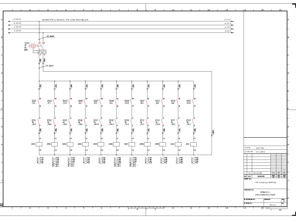 Design and draw electrical schematic, wiring, panel layout autocad ...