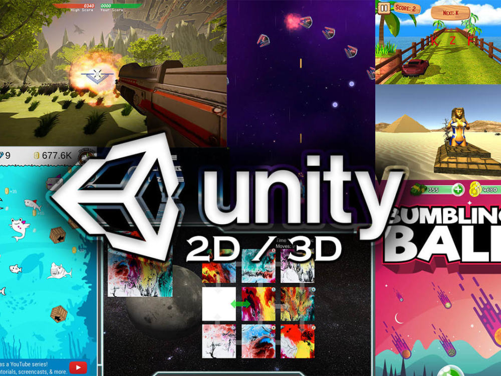 An amazing 2D or 3D game in Unity | Upwork