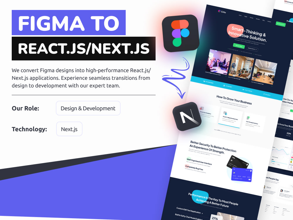 Responsive ReactJS App from Figma/PSD/XD Design | Upwork