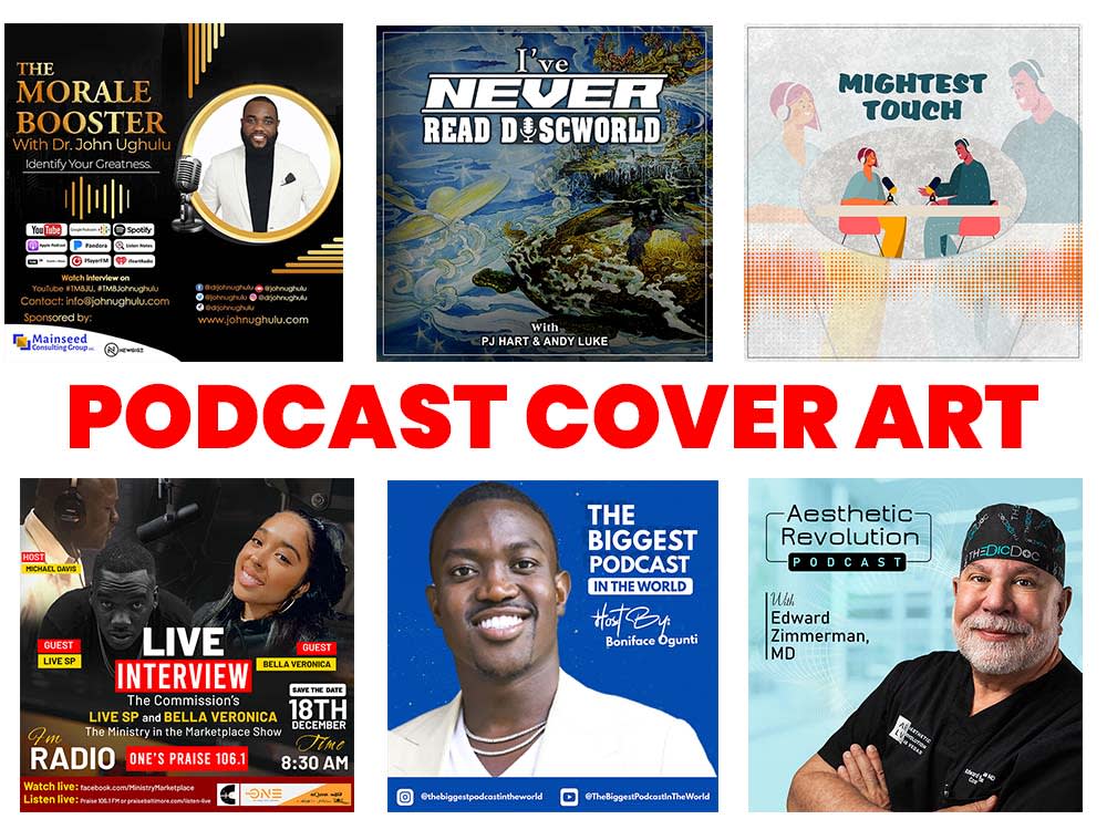 Design a professional podcast cover or logo | Upwork