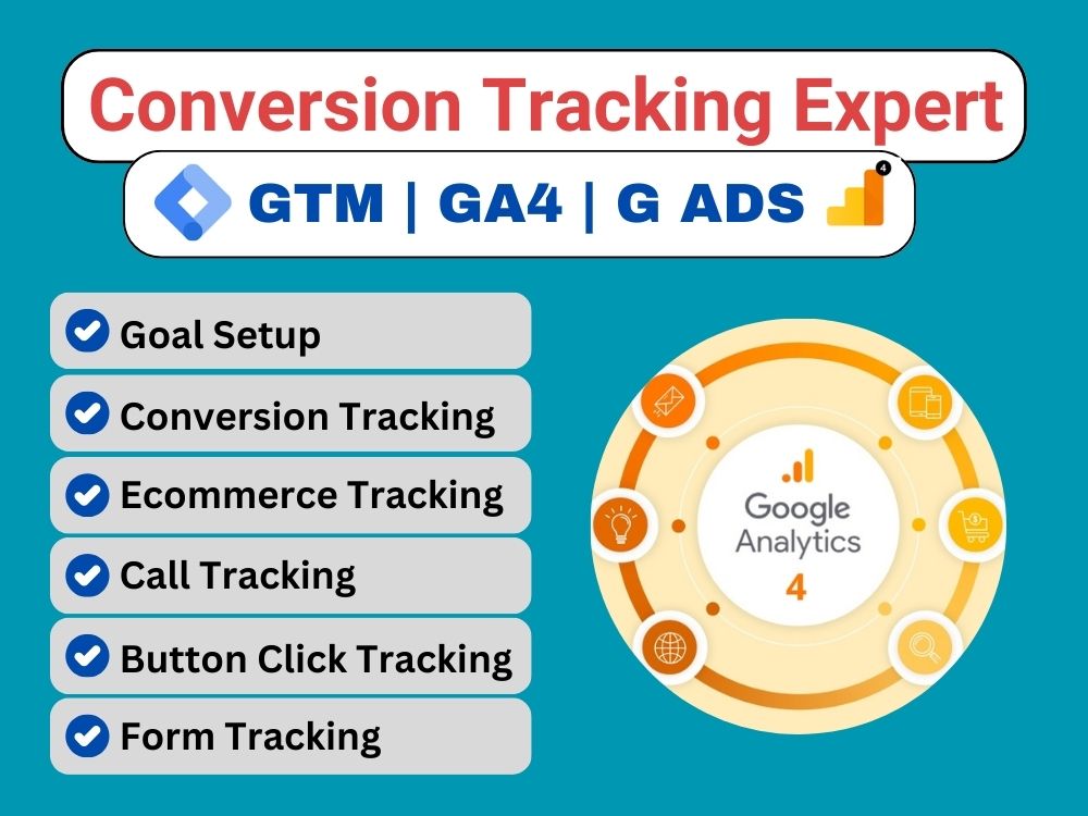 Ga4 setup, google analytics 4, Ecommerce tracking Expert via GTM | Upwork