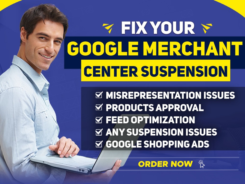 Google merchant center suspension & ads account issues fixed | Upwork