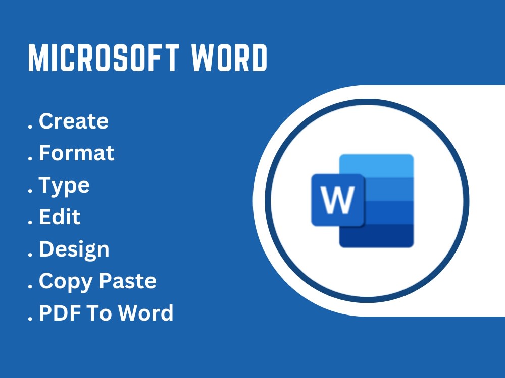 Microsoft Word Formatting, Typing, Designing and Editing within 12 ...