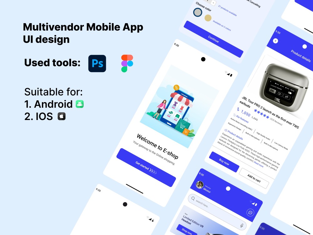 Custom Mobile App UI Design | iOS & Android Expertise | Upwork