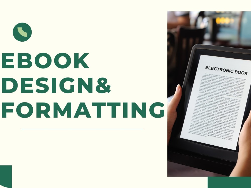 A modern book design and redesign with complete formatting layout ...