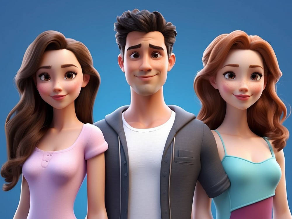 3d cartoon character modeling & animation in disney pixar style in HD ...