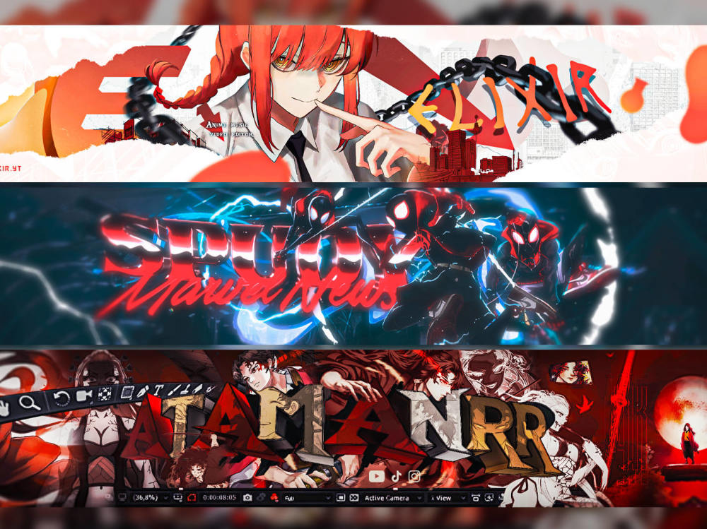 The best Anime Header | Upwork