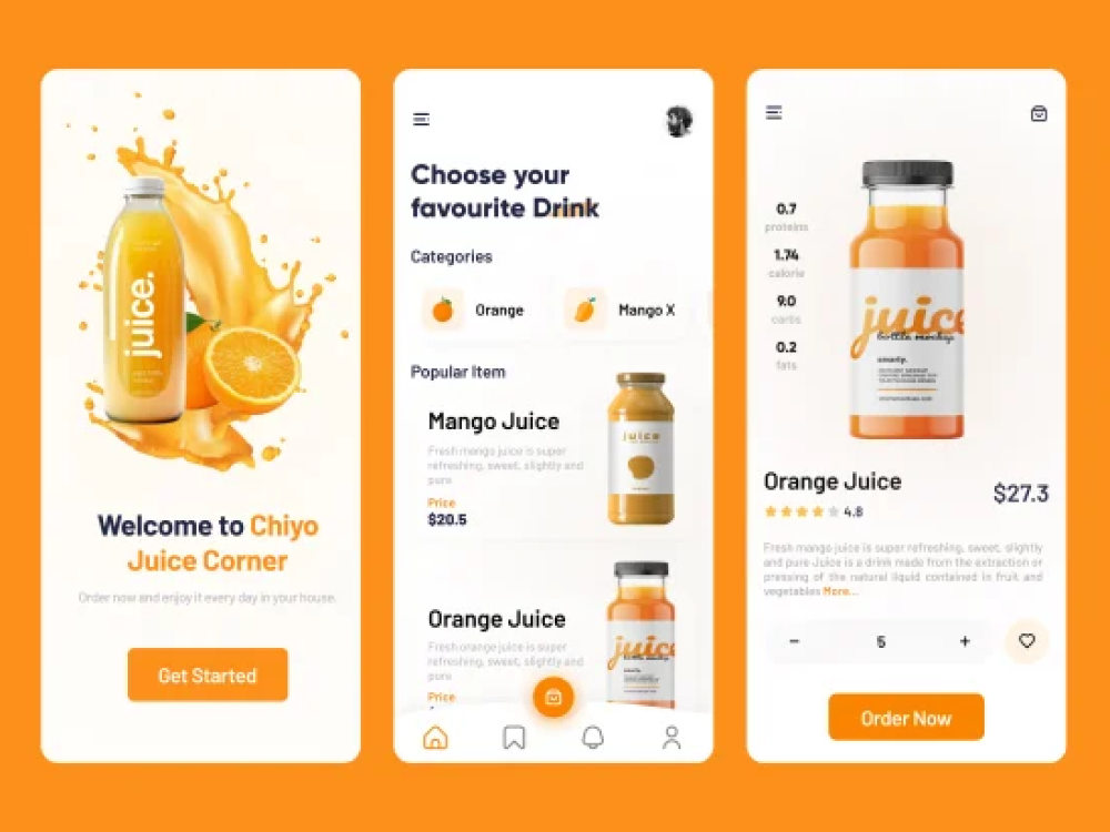 A mobile app UI/UX design mockup wireframe prototype ios android on ...
