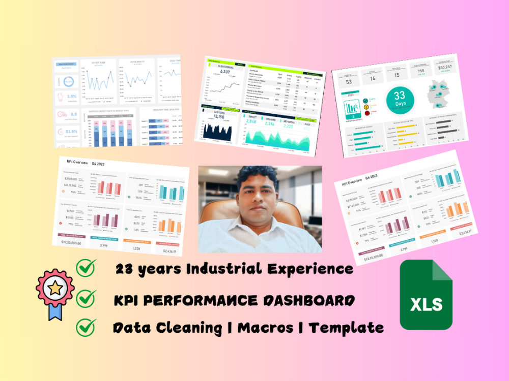 Data Entry, Gantt chart, Sales Dashboard, Excel Formatting | Upwork