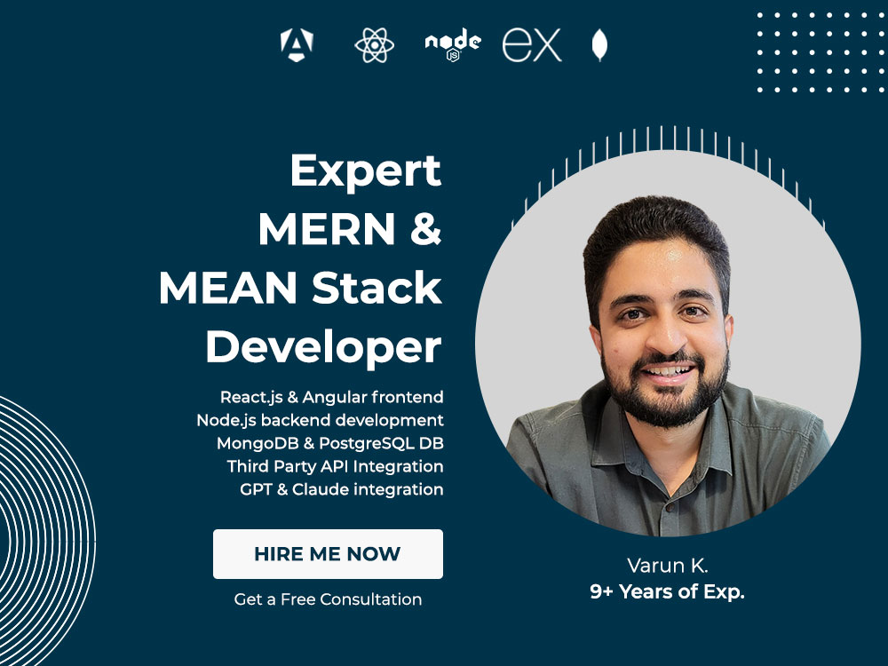Full Stack Web Developer | MERN | MEAN | Node JS | React JS | MongoDB | AWS | Upwork