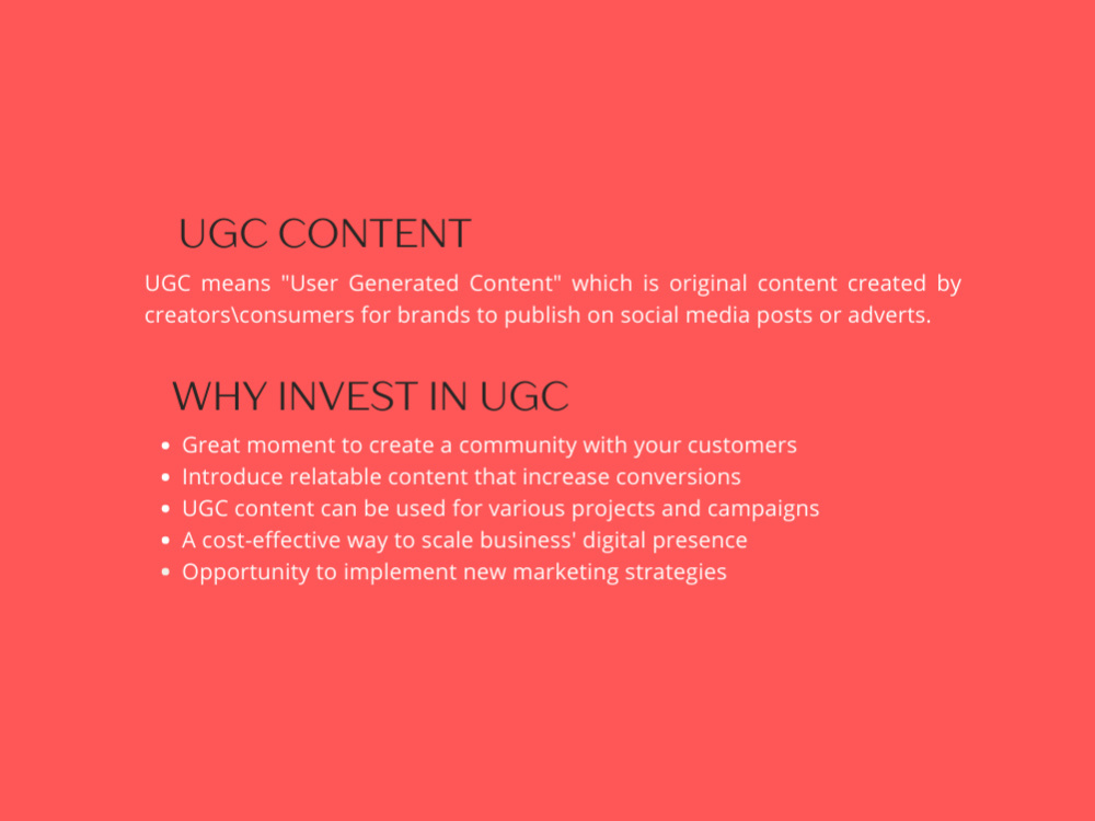 UGC Social Media Content Creator | Upwork