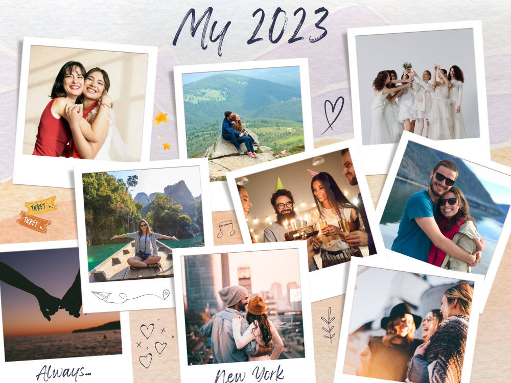 Couple's Timeline & Photo Collage | Upwork