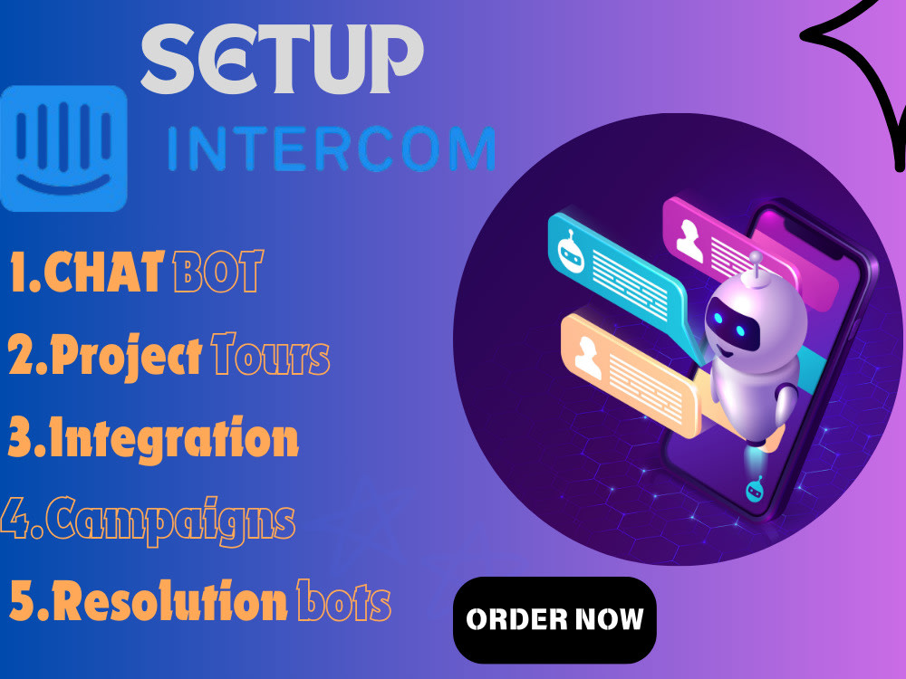 A setup for an automated chatbot with Intercom and live chat support ...