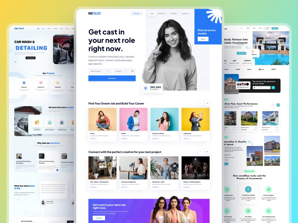 Responsive Landing Page Design | Website Homepage | Figma | UI UX Design | Upwork