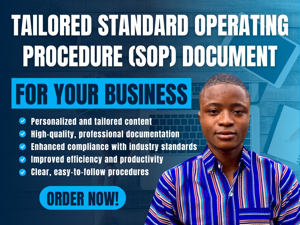 A Tailored Standard Operating Procedure (SOP) Document for your ...