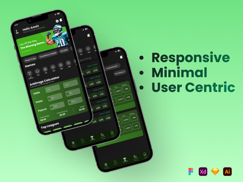 A Complete Mobile App UI Design | Upwork