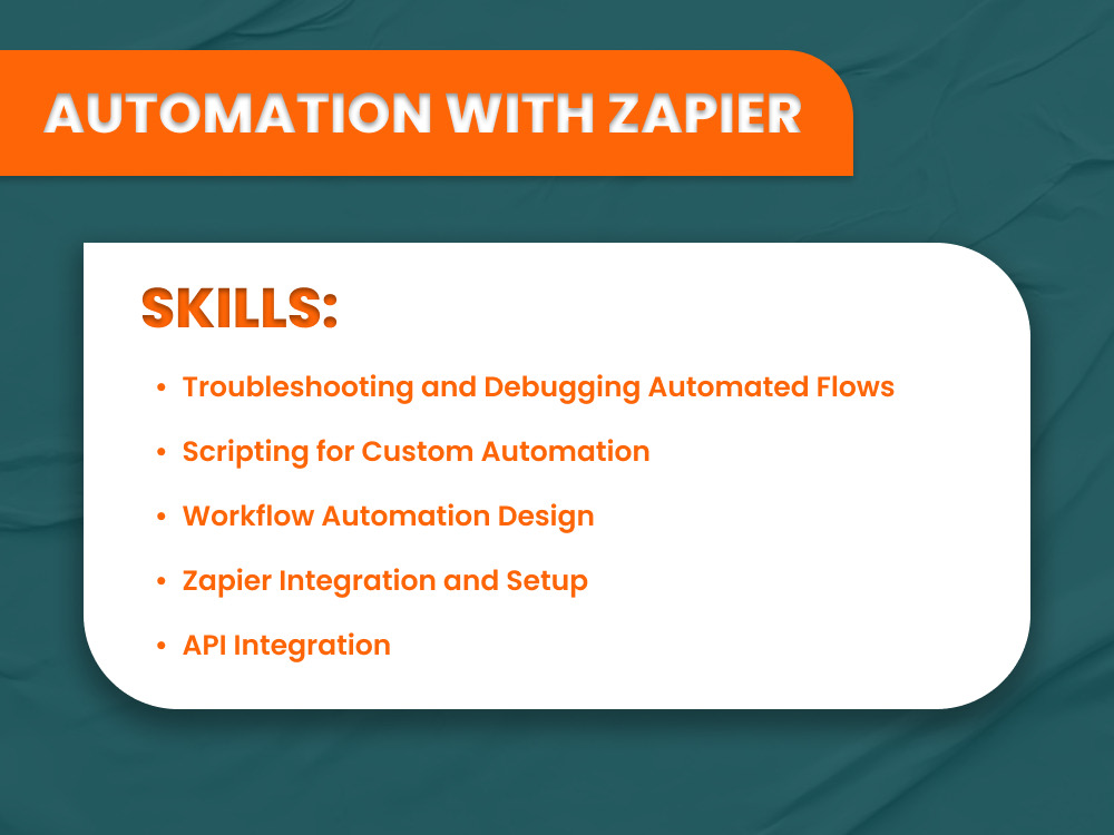 Automation with Zapier | Integration | Scripting | Upwork