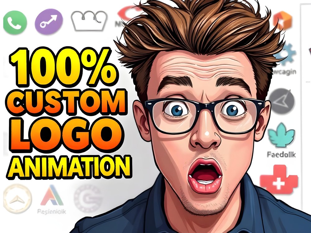 A custom and unique 2D logo animation. | Upwork