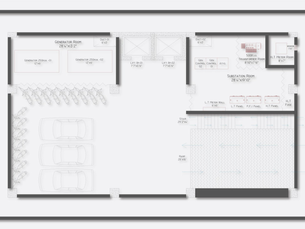 AutoCAD 2D Floor Plan, Datacenter Infrastructure Plan & SLD Drafting ...