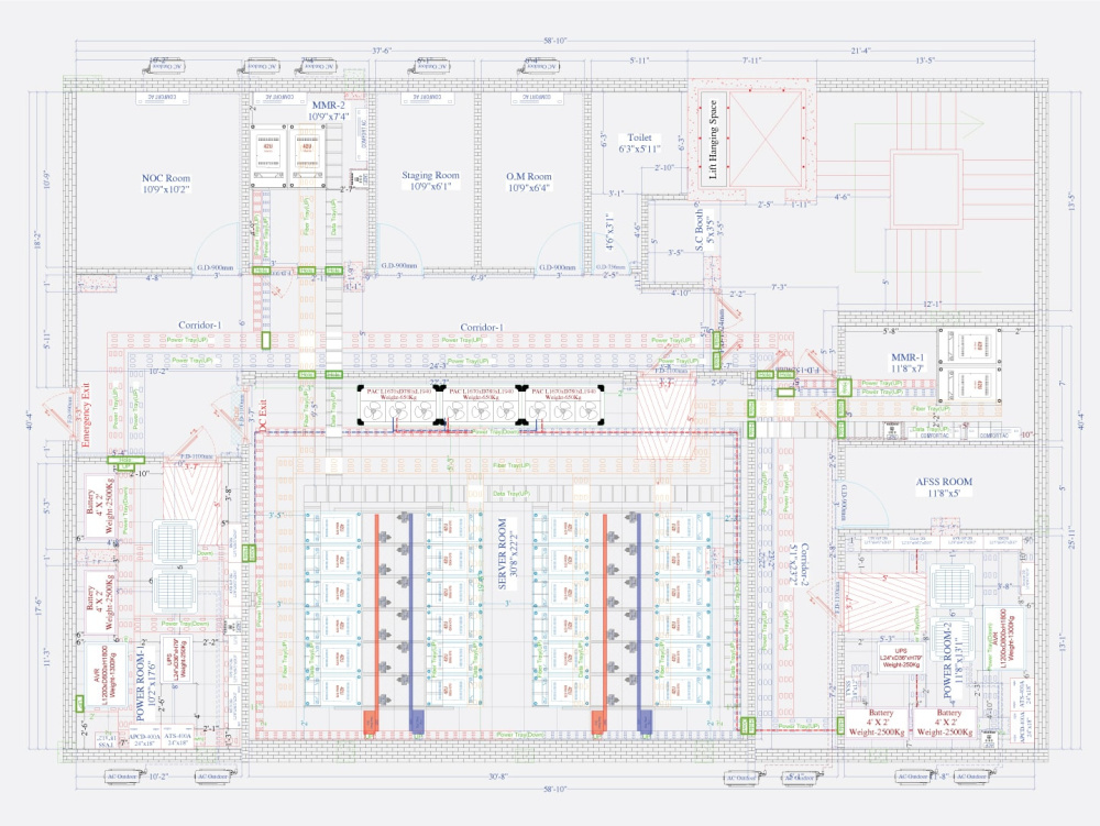 AutoCAD 2D Floor Plan, Datacenter Infrastructure Plan & SLD Drafting Expert | Upwork