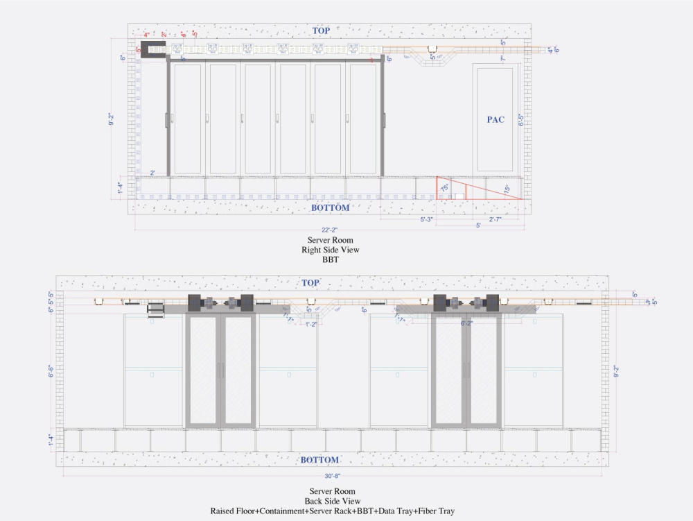 AutoCAD 2D Floor Plan, Datacenter Infrastructure Plan & SLD Drafting ...
