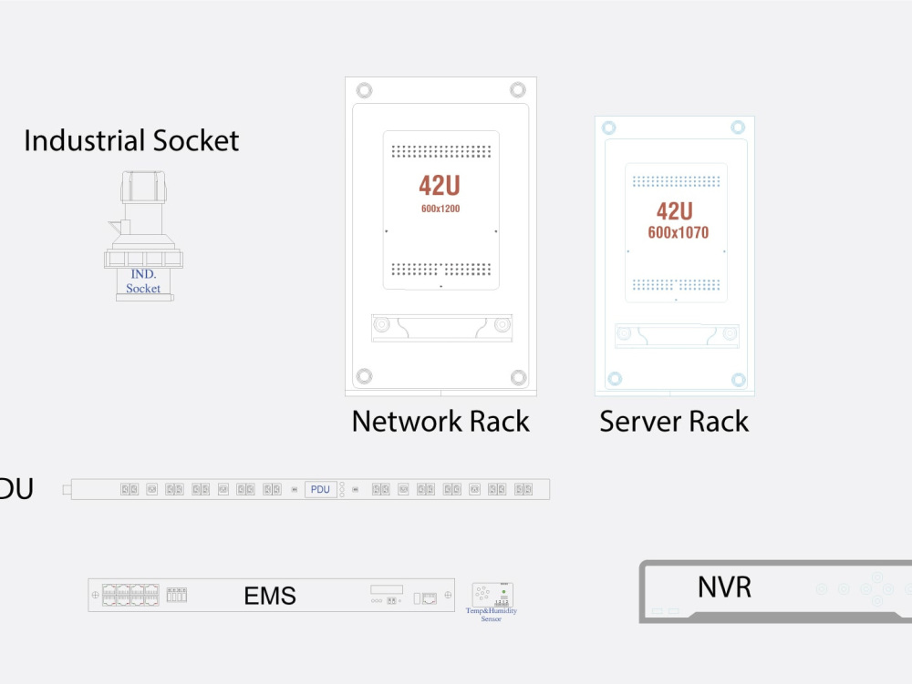 AutoCAD 2D Floor Plan, Datacenter Infrastructure Plan & SLD Drafting ...