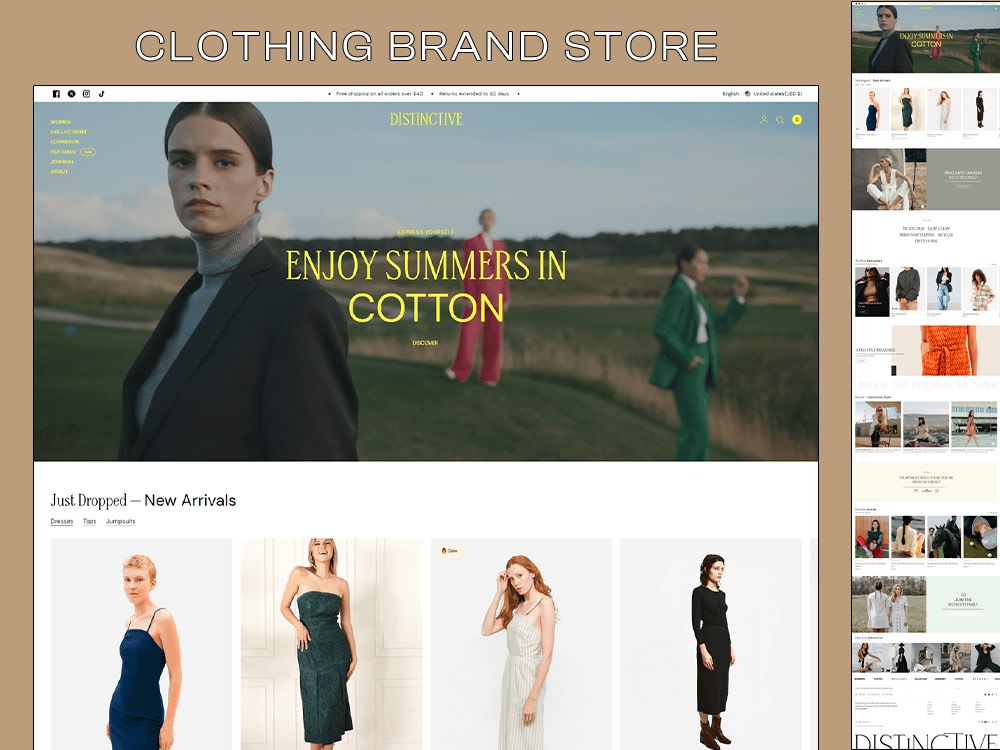 Redesign clothing store fashion website with premium themes dawn belle ...