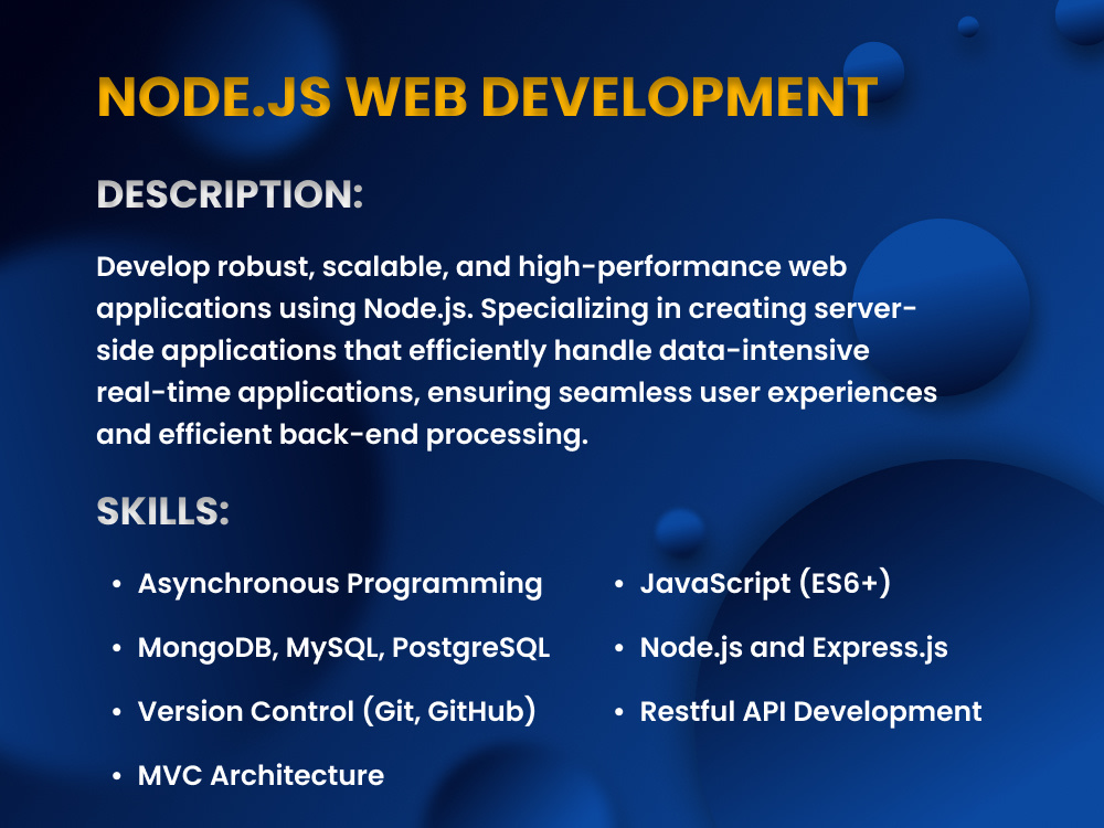 Node.js Web Development | Real-time App | Async Backend | API Development | Upwork