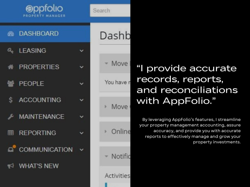 Accurate records and timely reports with AppFolio, ensuring efficiency ...