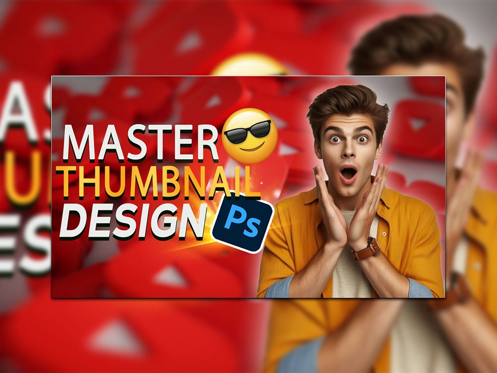 Design you professional youtube thumbnails | Upwork