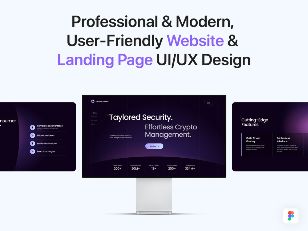 Professional & Modern, User-Friendly Website & Landing Page UI/UX ...