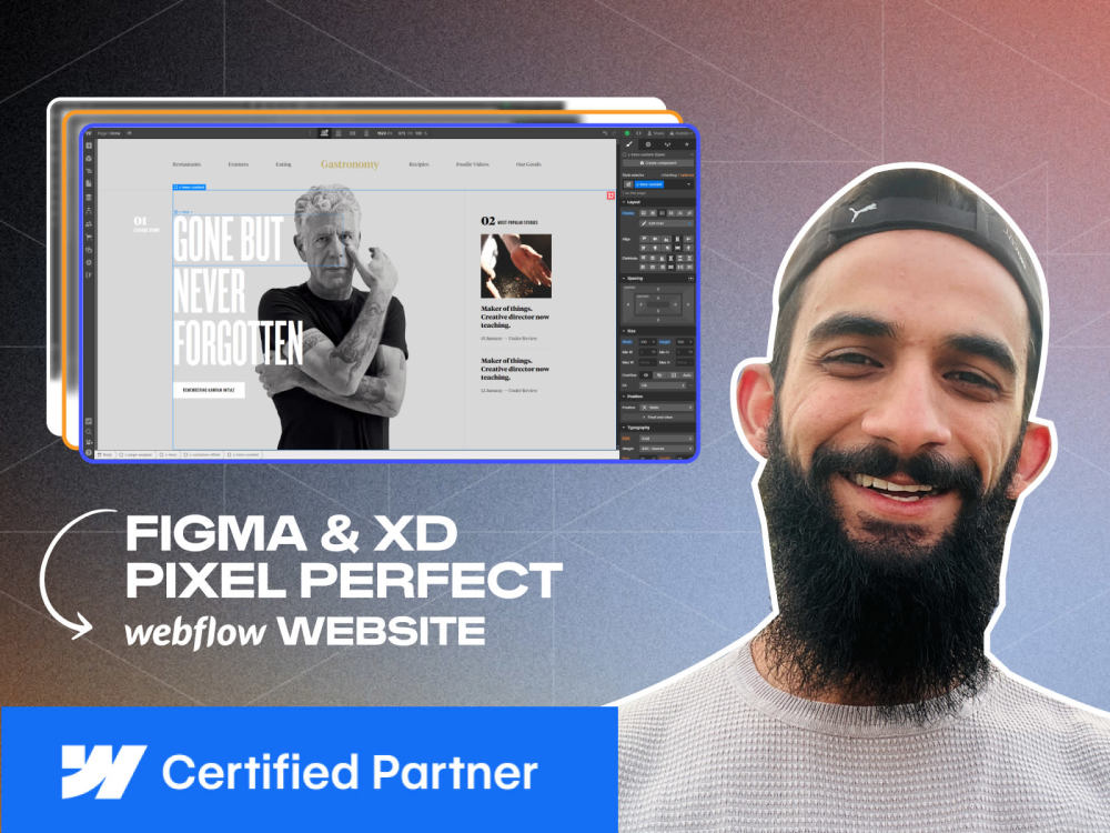 Figma to pixel perfect webflow website | Upwork