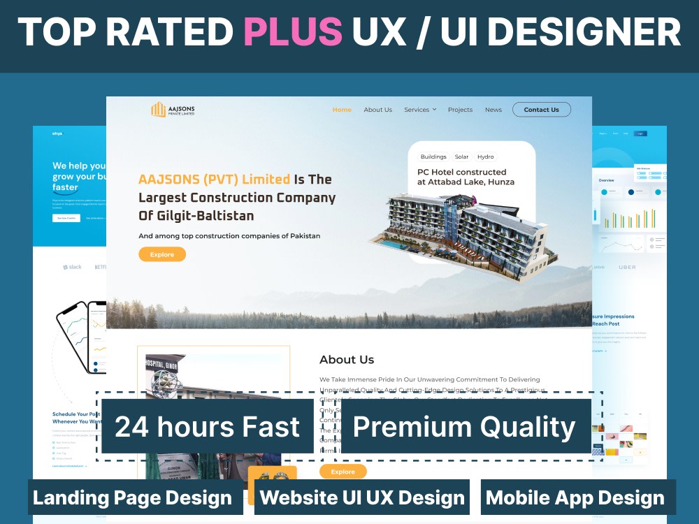 Stunning Website UI/UX design | Upwork