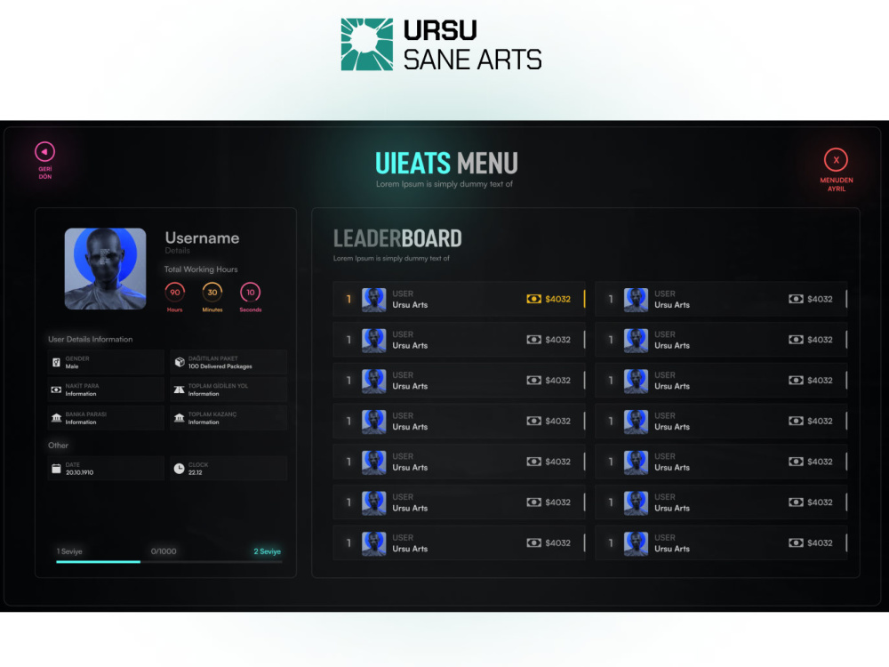 Design fivem scripts ui/ux | Upwork