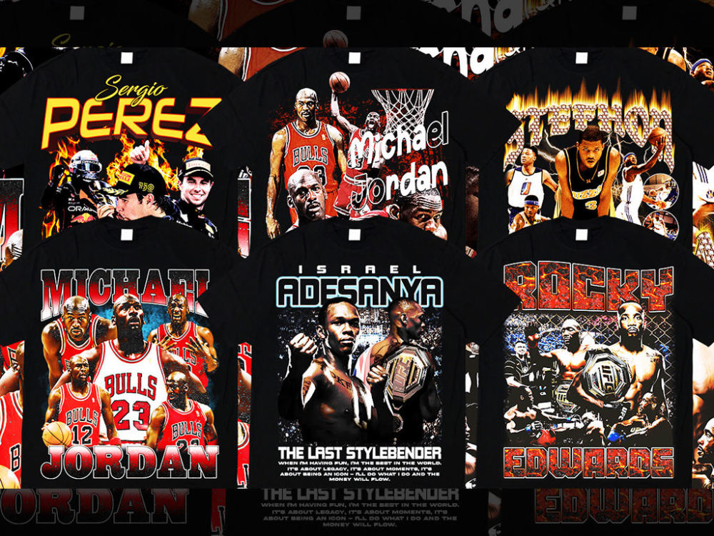 Bootleg, 90s vintage, streetwear, old school and rap t-shirt designs ...