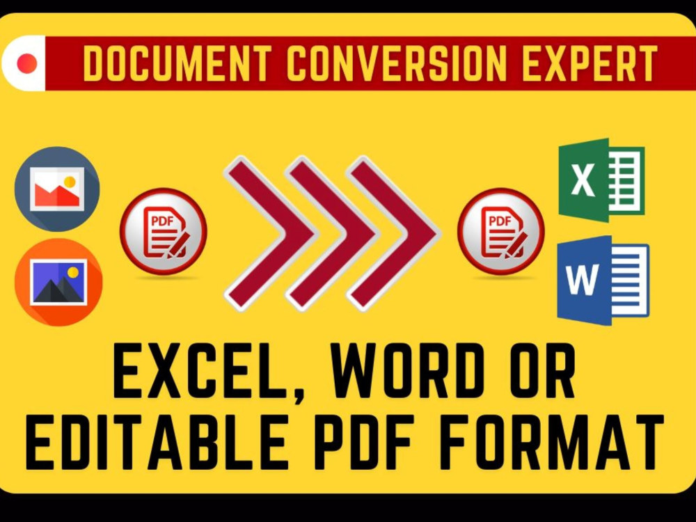 Non-editable Image / PDF / Screenshot conversion to Excel / Word Document | Upwork