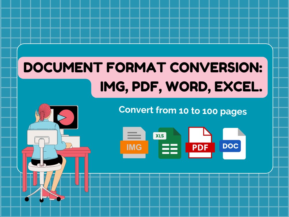 Document format conversion: IMG, PDF, Word, Excel. | Upwork